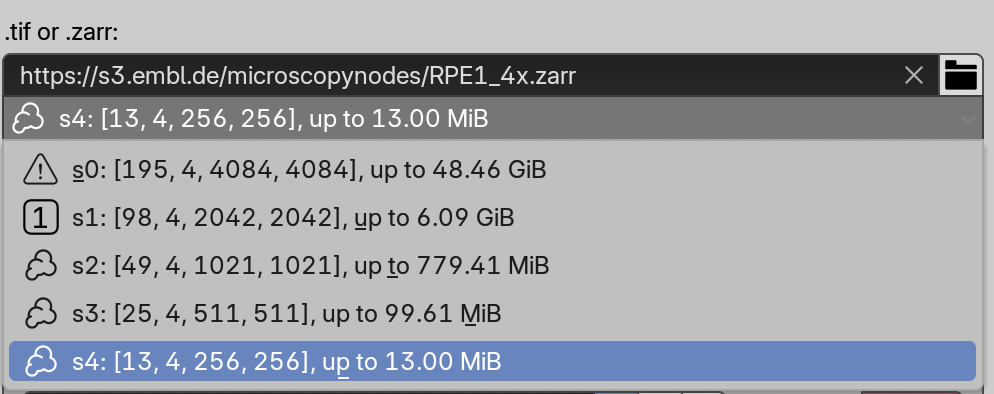 2. Loading data - Microscopy Nodes